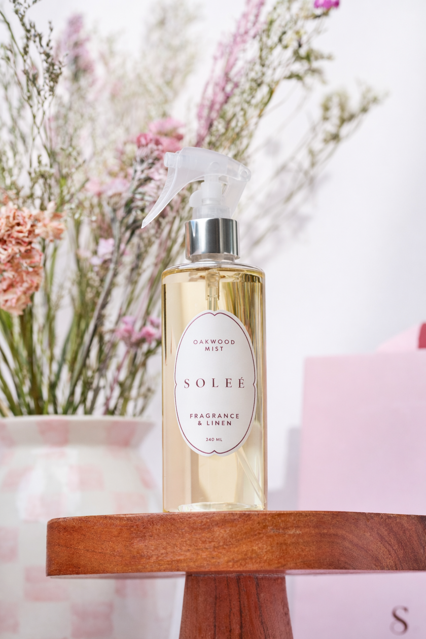 Home Fragrance & Linen Oakwood Mist – Soleé